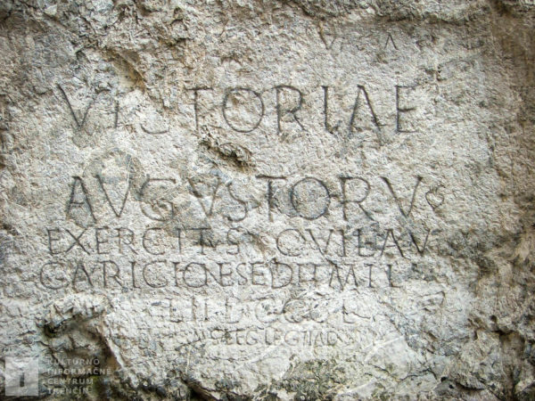 Roman inscription on the rock » Visit Trenčín