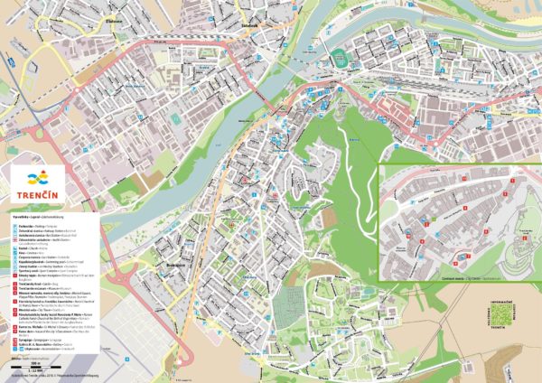 Mapa Trenčín » Visit Trenčín