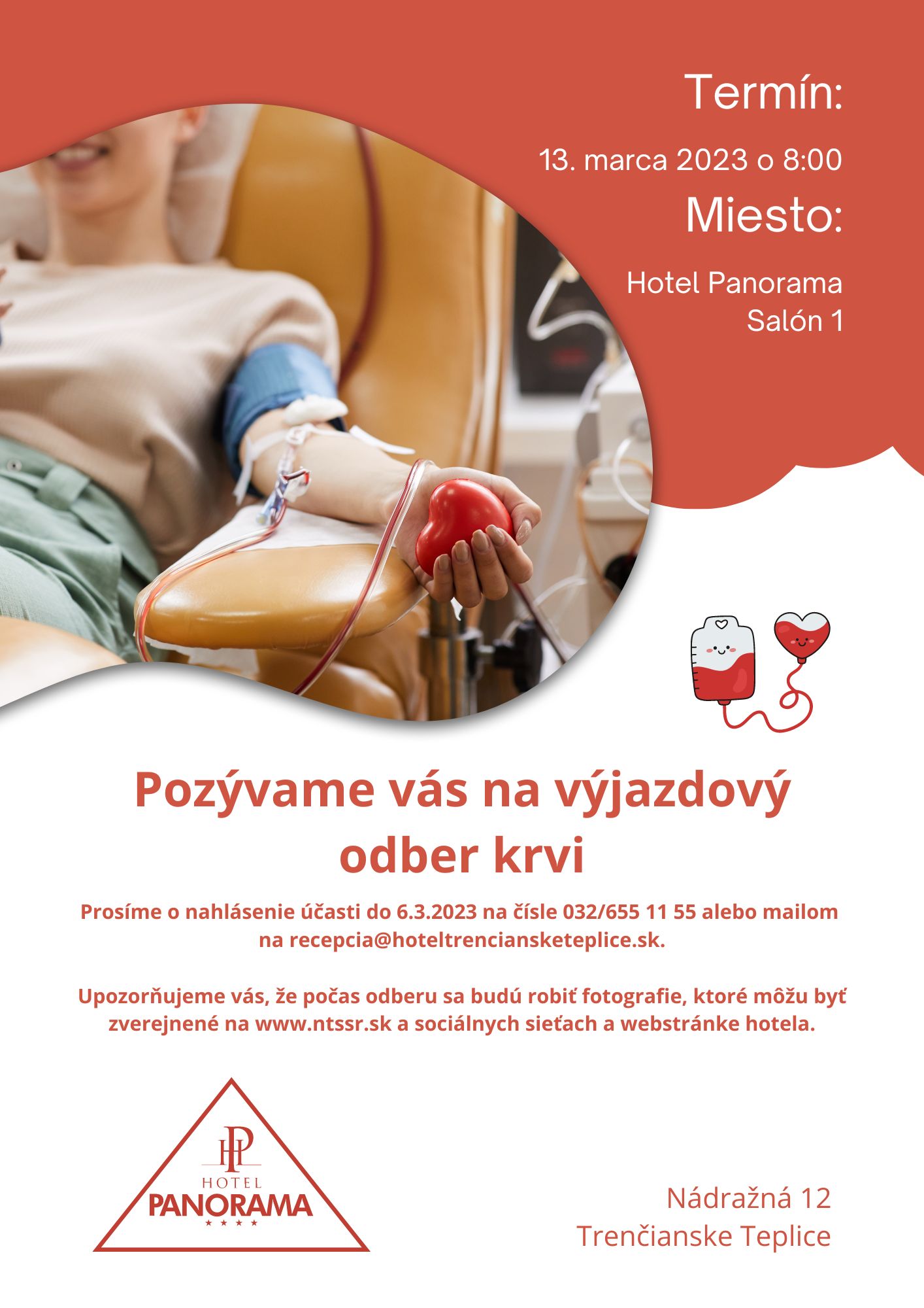 Výjazdový odber krvi - Visit Trenčín